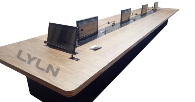 CE Approved Dual Monitor Lift High Resolution With Double Sided FHD Screen