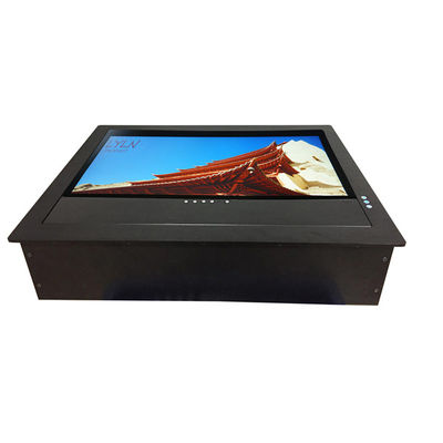 Anti Glare Flip Up Monitor FHD 85 Degree RS232 485 VGA HDMI Screen