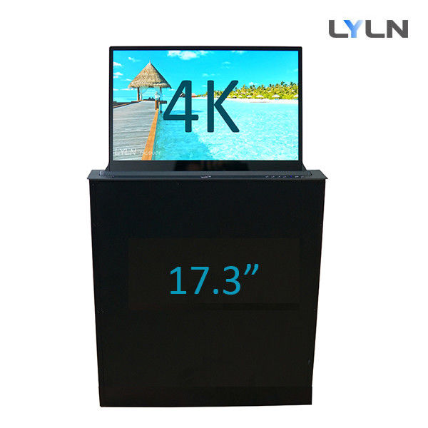2023 LATEST PRODUCT: Motorized Retractable 17.3” 4K Screen/monitor